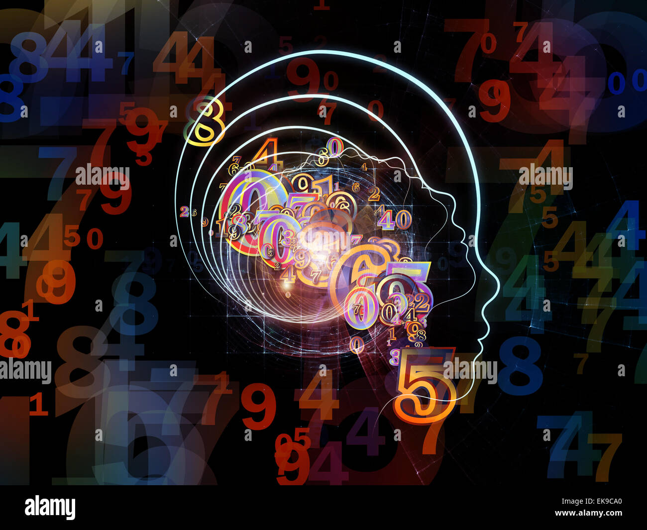 Vision of Human Technology Stock Photo - Alamy