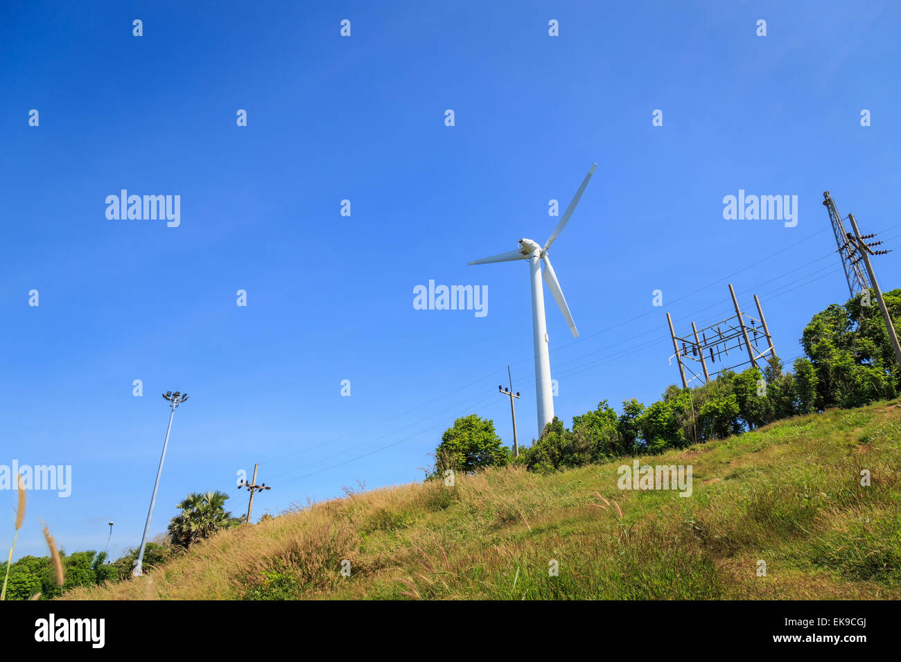 Wind turbine power generator Stock Photo - Alamy