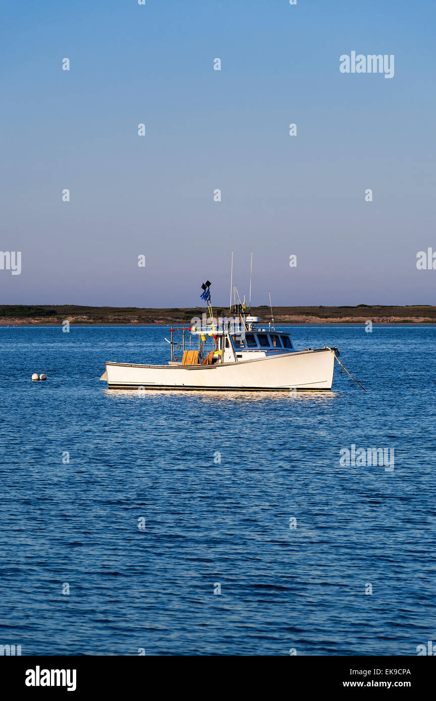 Lobster boat, Nauset Harbor, Orleans, Cape Cod, Massachusetts, USA ...