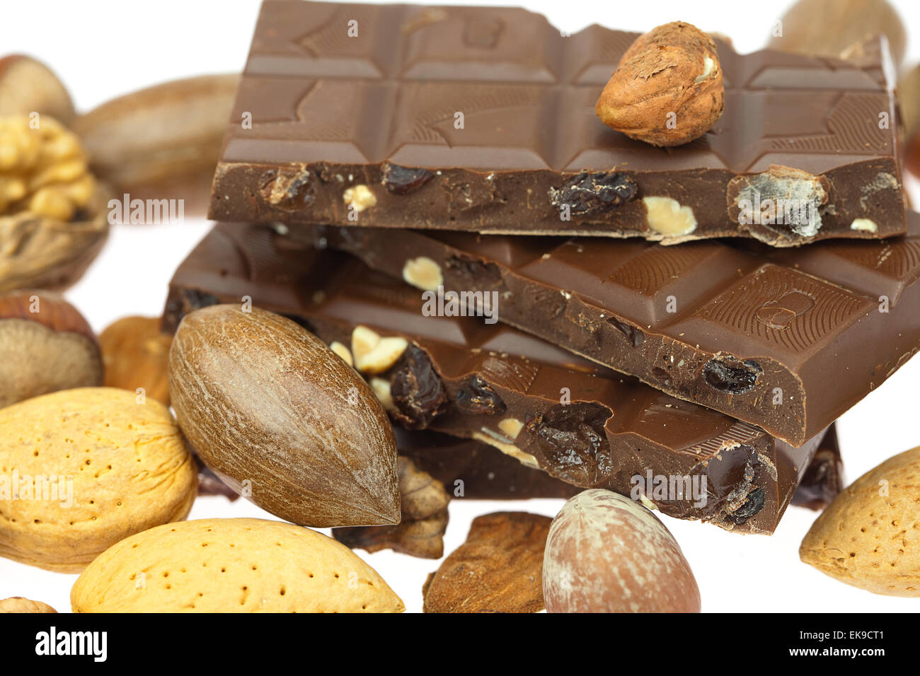 Almond chocolate candy isolated on hi-res stock photography and images ...