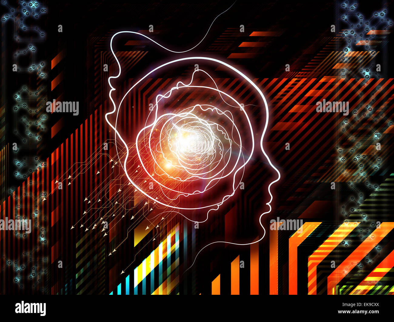 Virtual Human Technology Stock Photo - Alamy