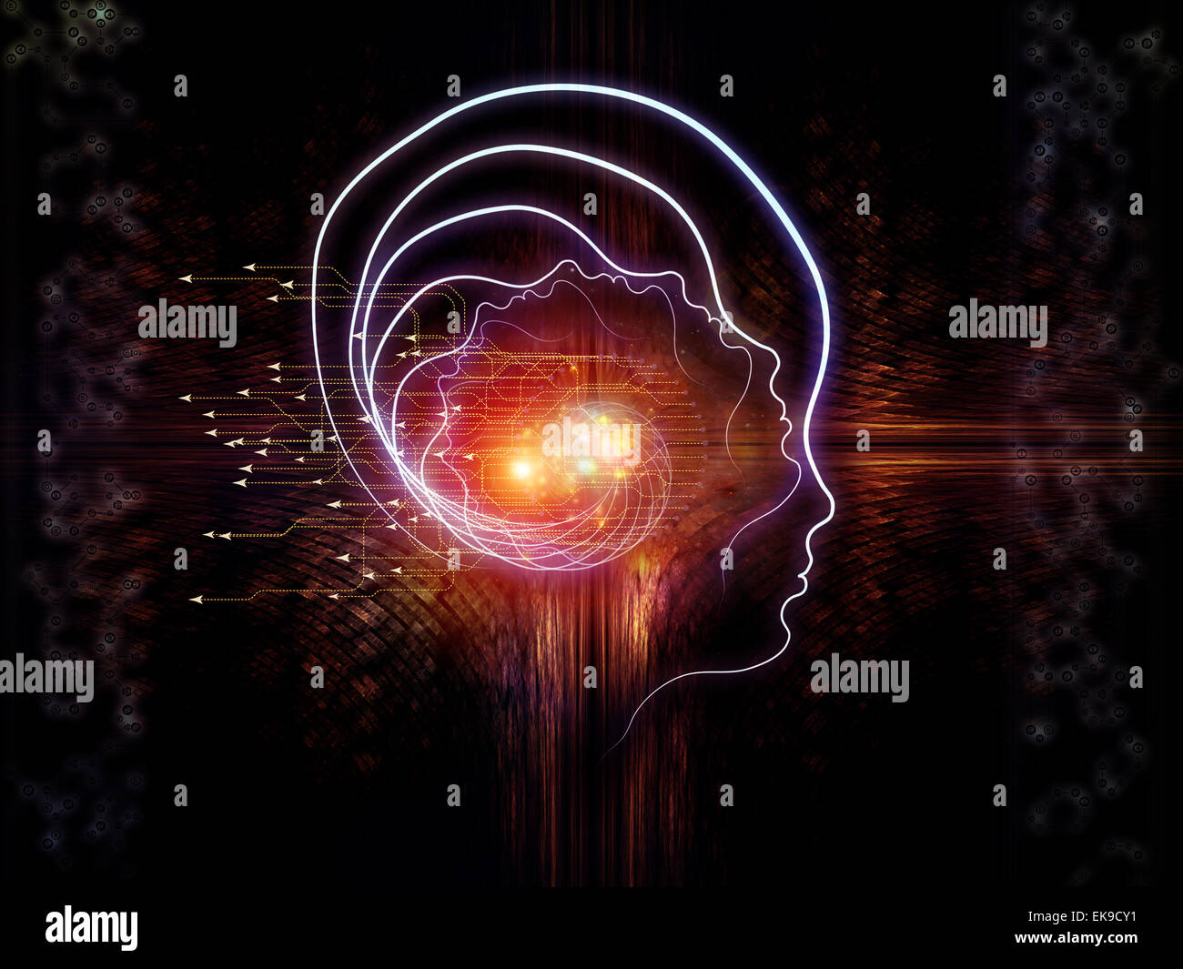 Vision of Human Technology Stock Photo - Alamy