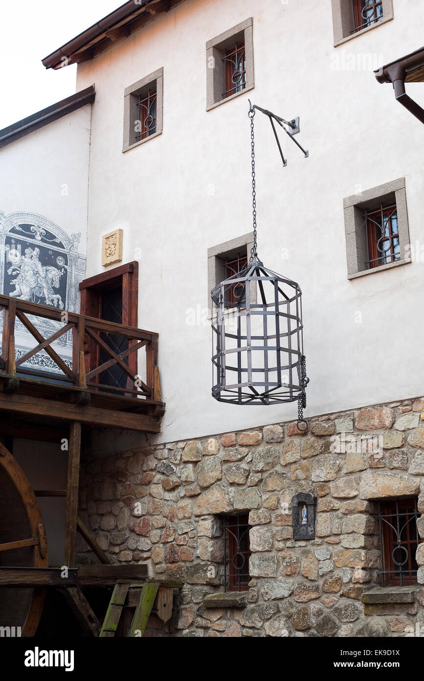 decoration of a medieval castle Stock Photo - Alamy