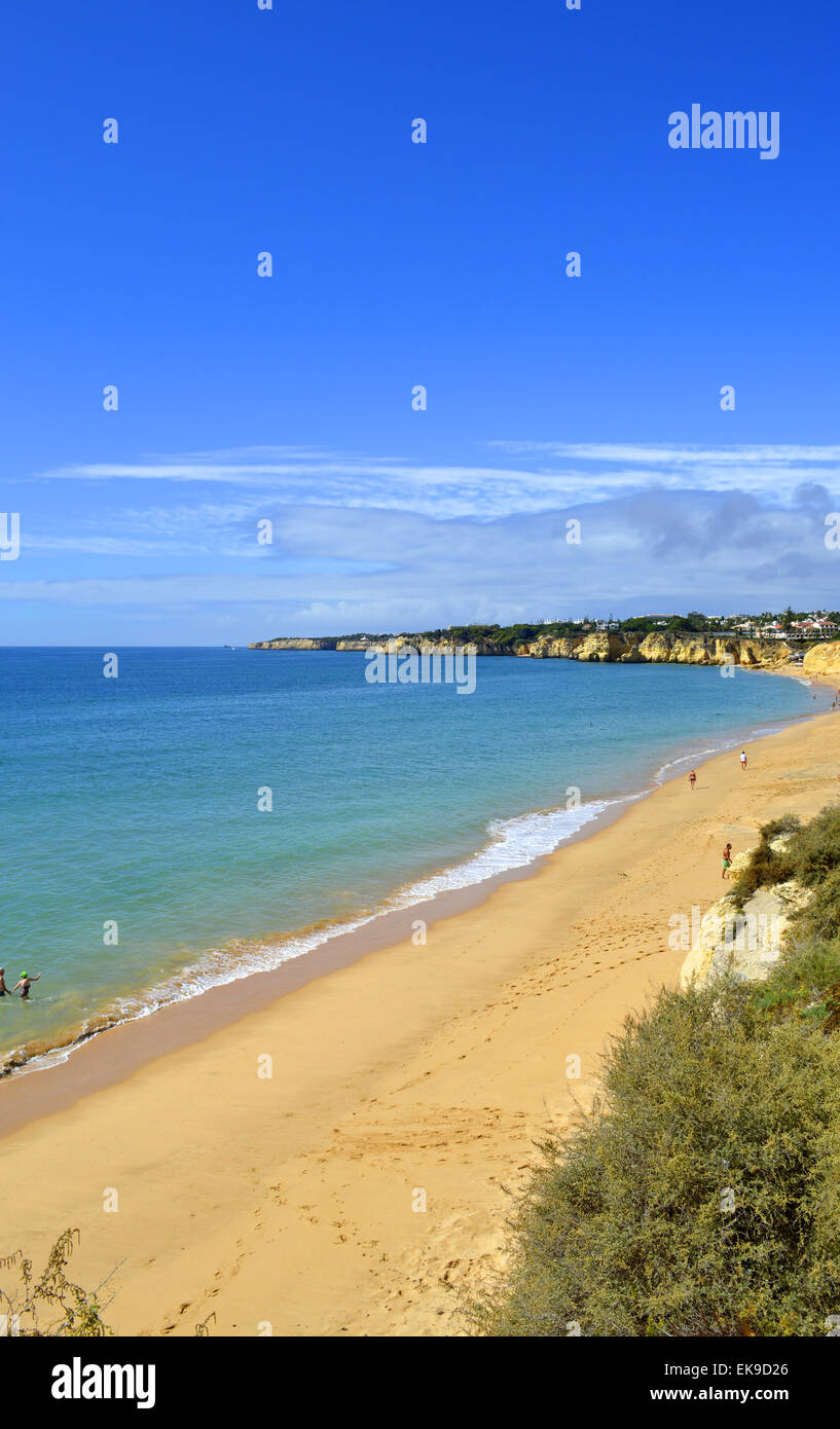 Armacao De Pera Beach on the Algarve Stock Photo - Alamy