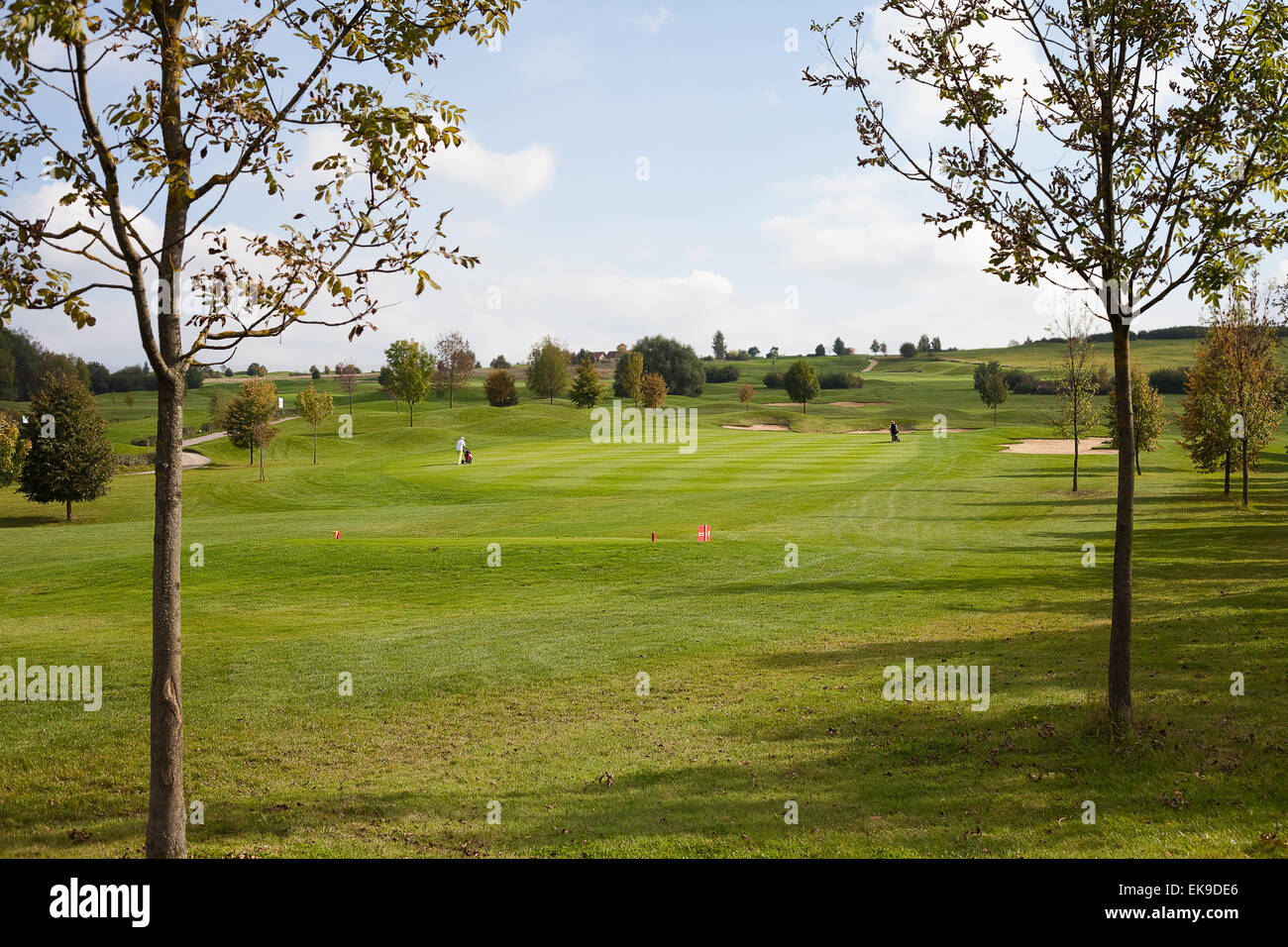 golf course against the blue sky Stock Photo - Alamy