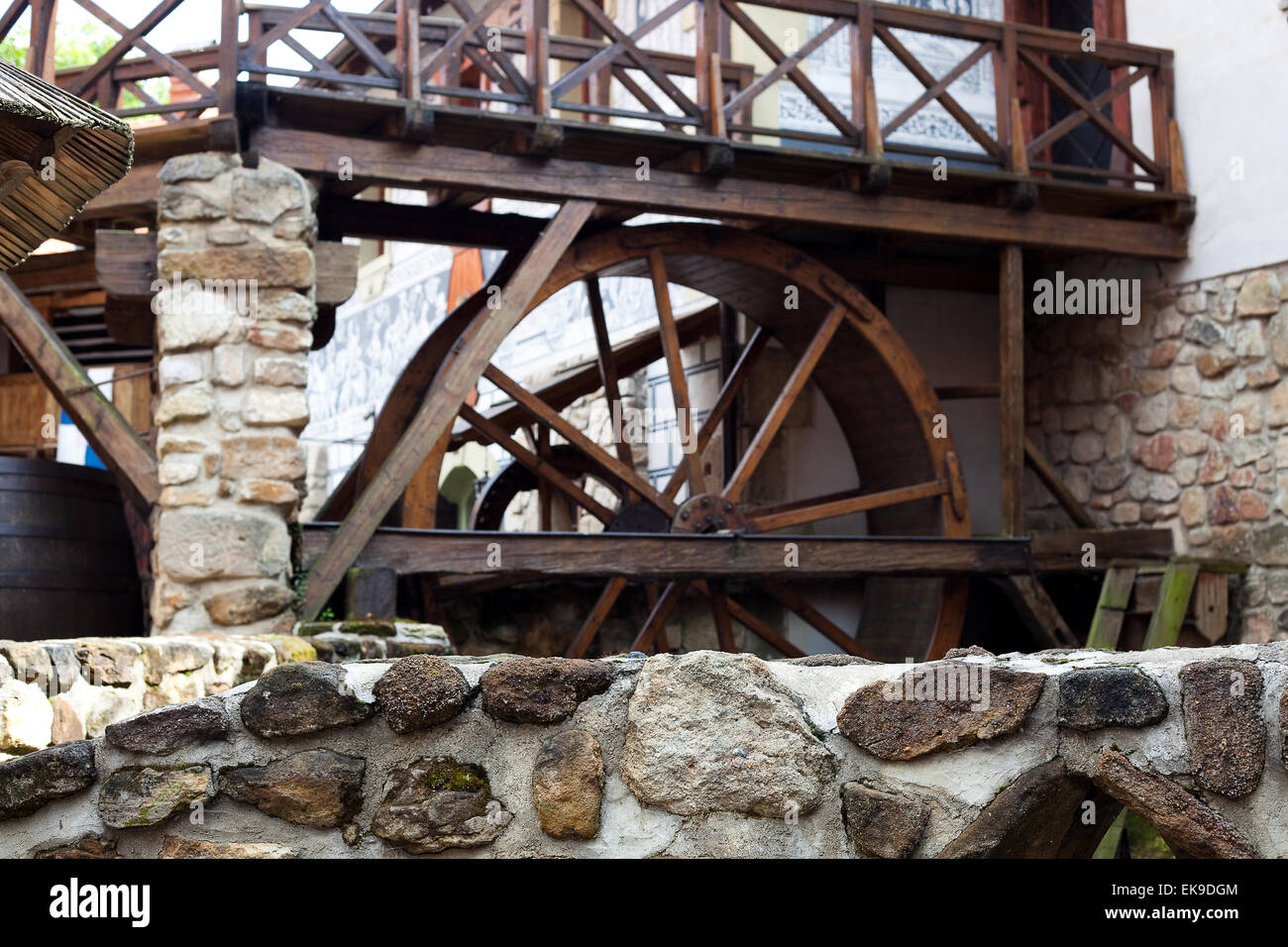 decoration of a medieval castle Stock Photo - Alamy