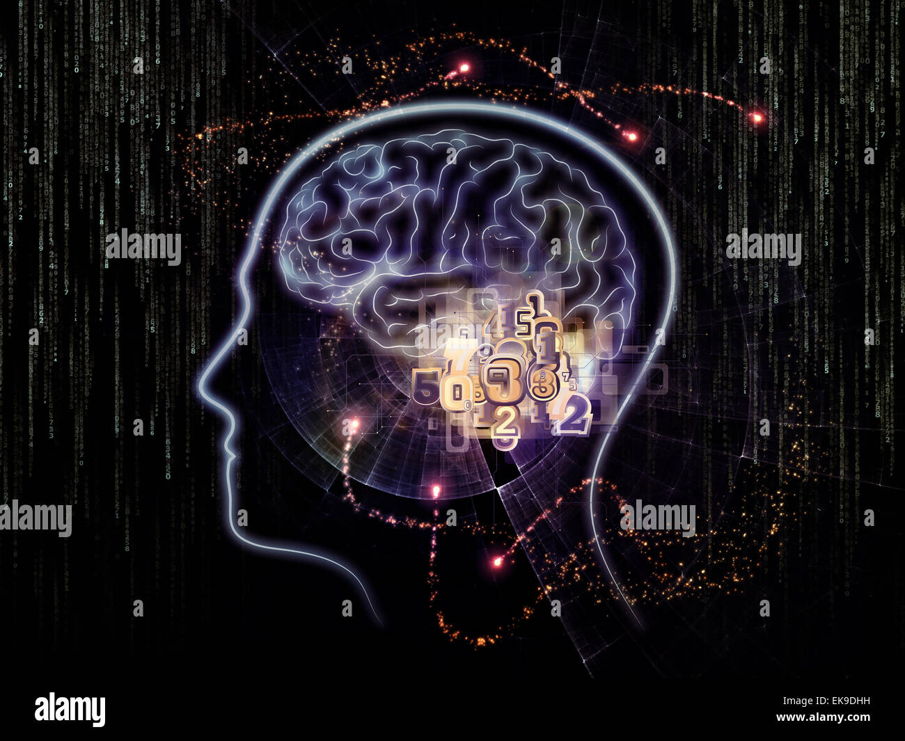 Virtual Human Technology Stock Photo - Alamy