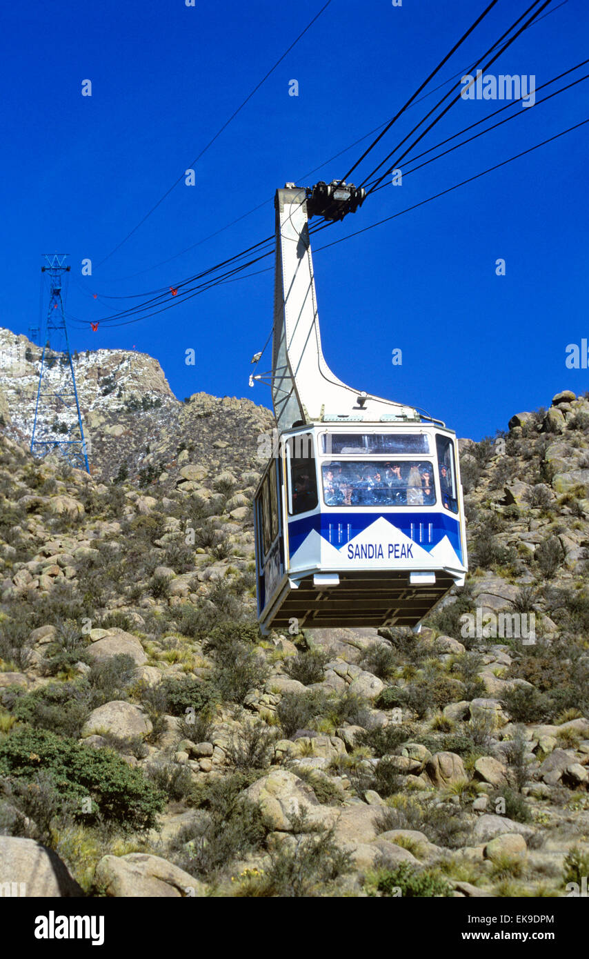 Sandia Peak Aerial Tramway, (2.7 miles) is the world's largest single ...