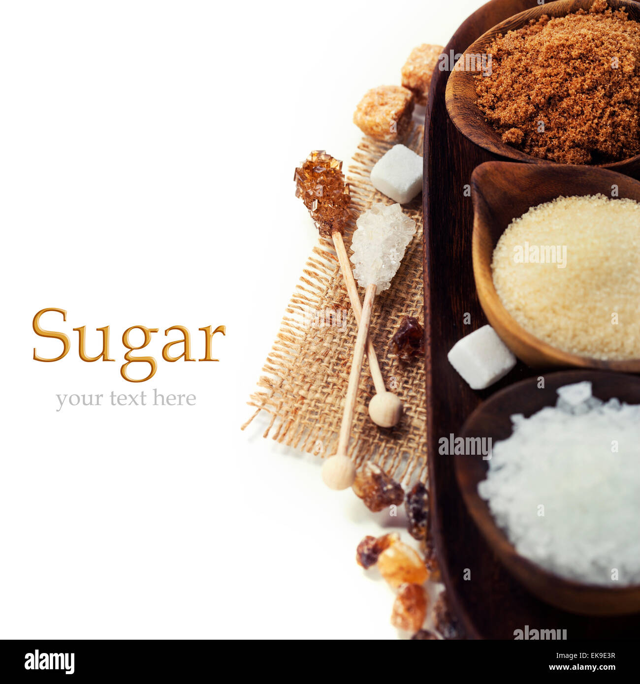Sugar various white hi-res stock photography and images - Alamy