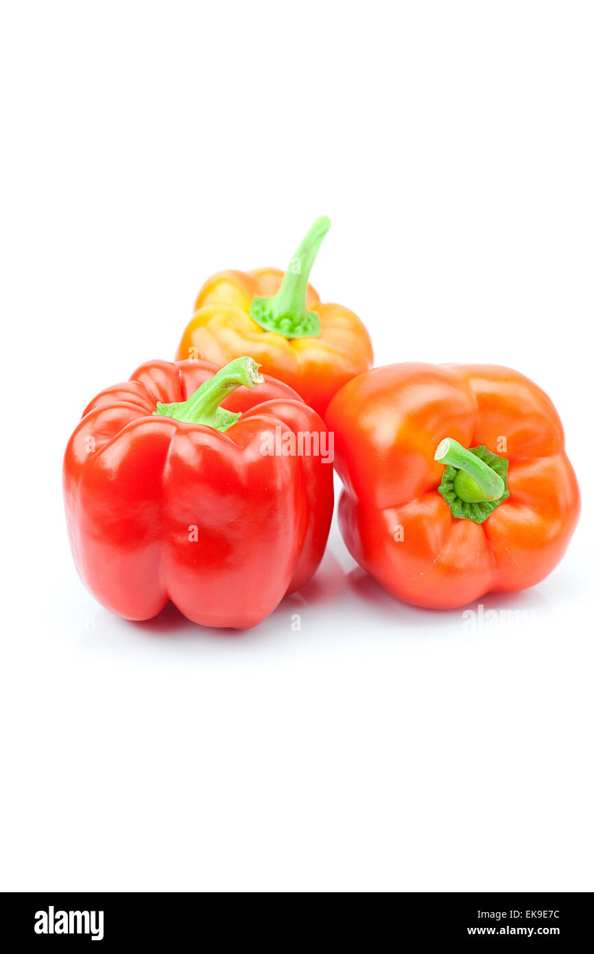 red pepper isolated on white Stock Photo - Alamy