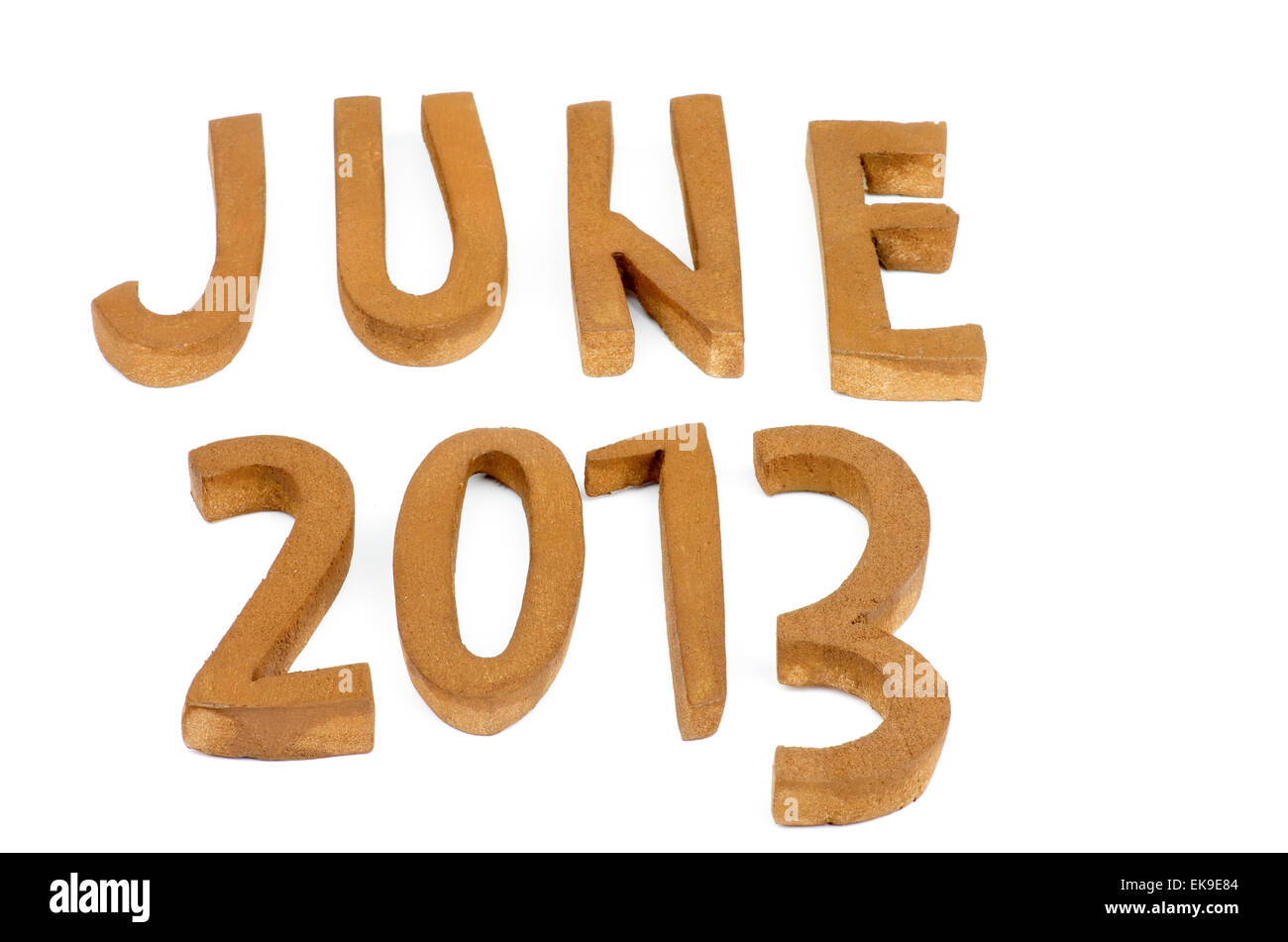 June letters hi-res stock photography and images - Alamy