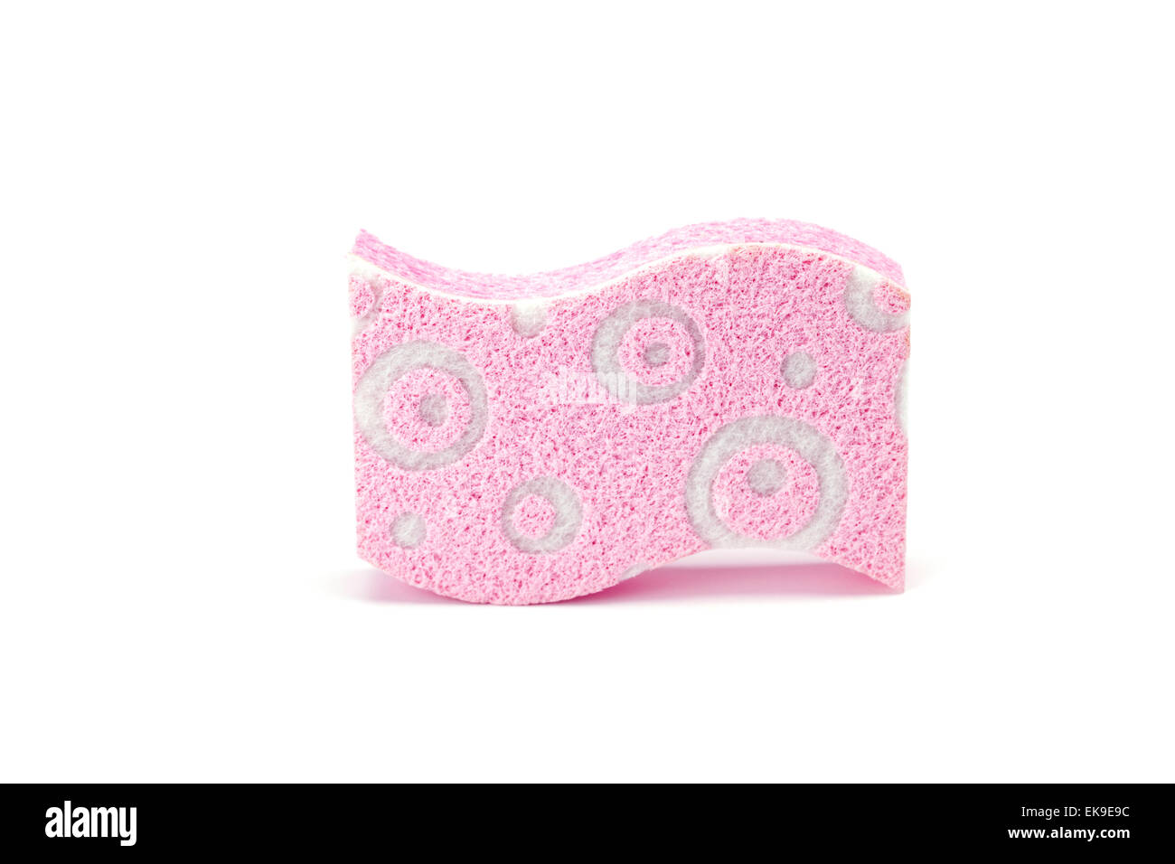 pink sponge isolated on white Stock Photo - Alamy