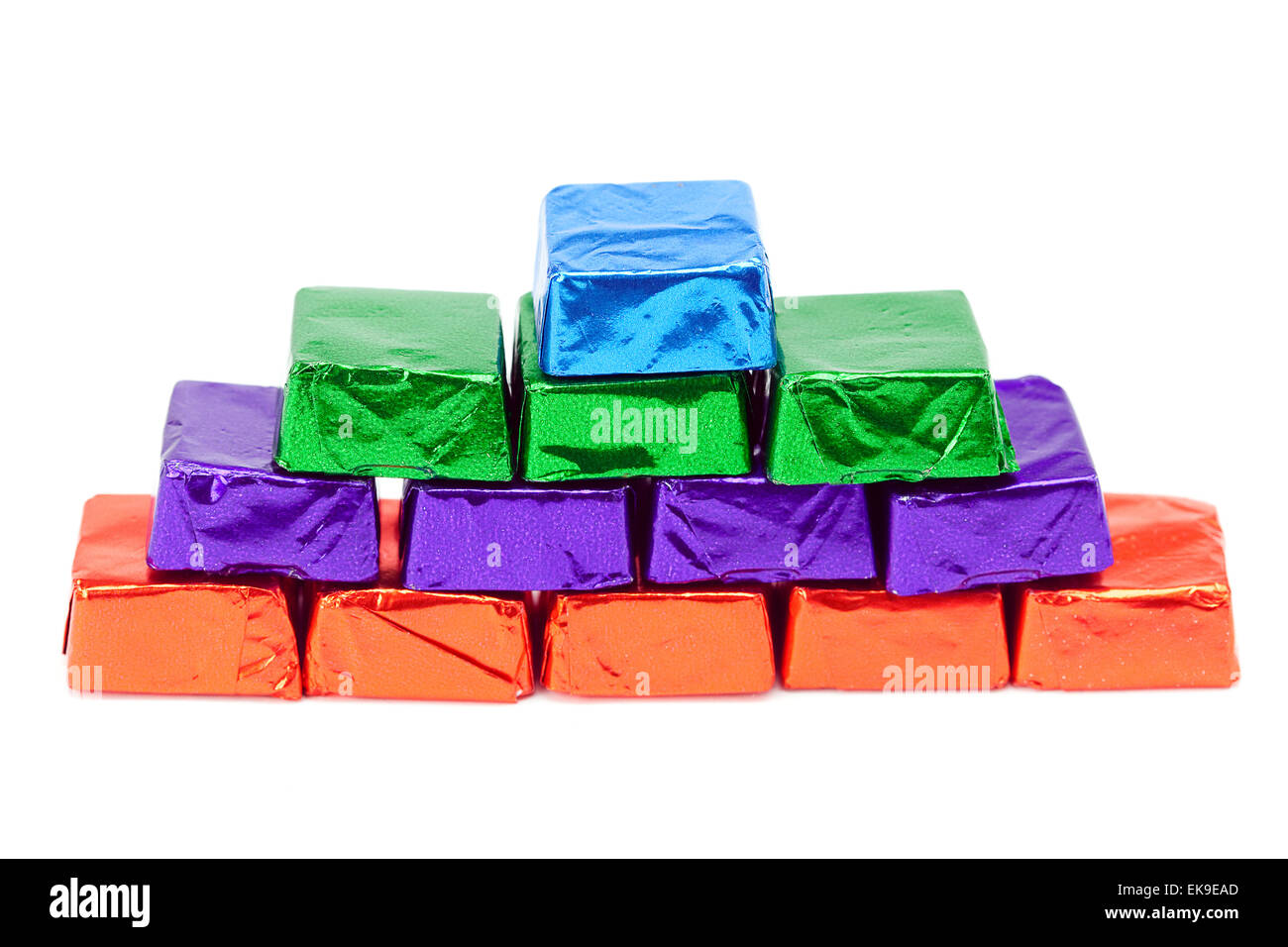 Golden candies Cut Out Stock Images & Pictures - Alamy