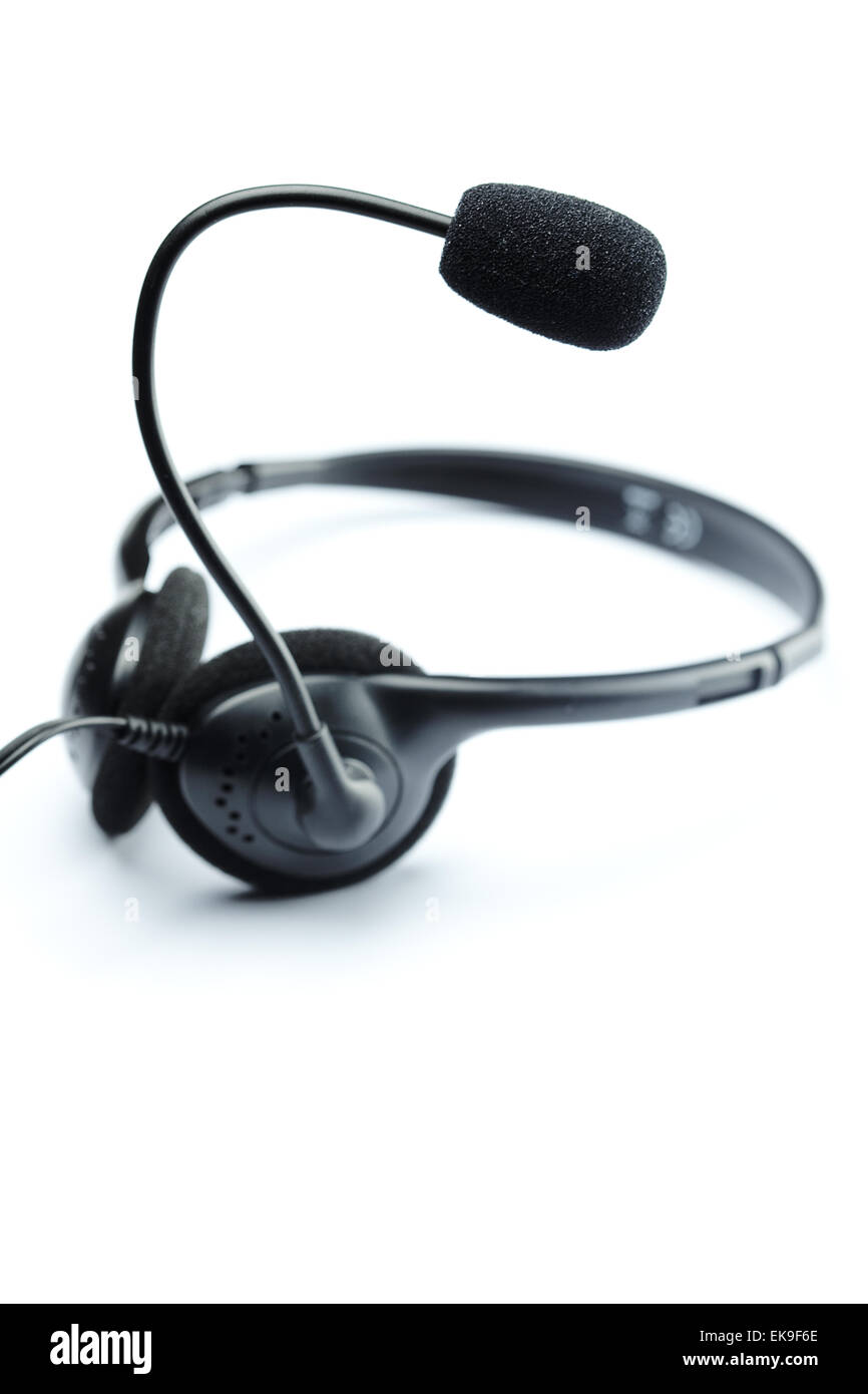 Headset office Cut Out Stock Images & Pictures - Alamy