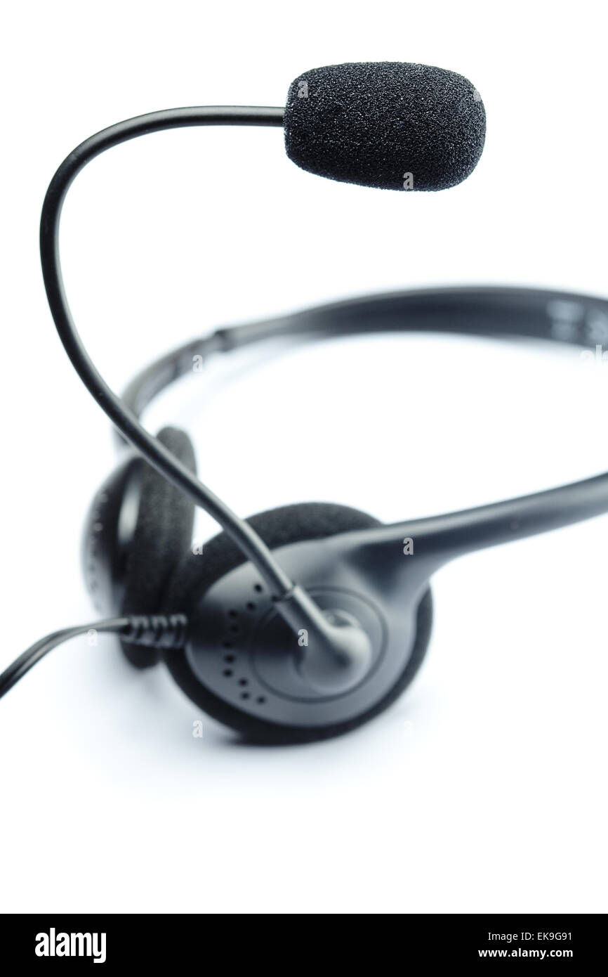 Headset office Cut Out Stock Images & Pictures - Alamy