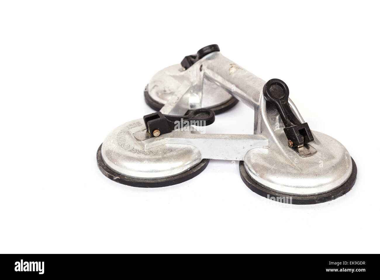 Glass suction plate isolated on white background Stock Photo - Alamy