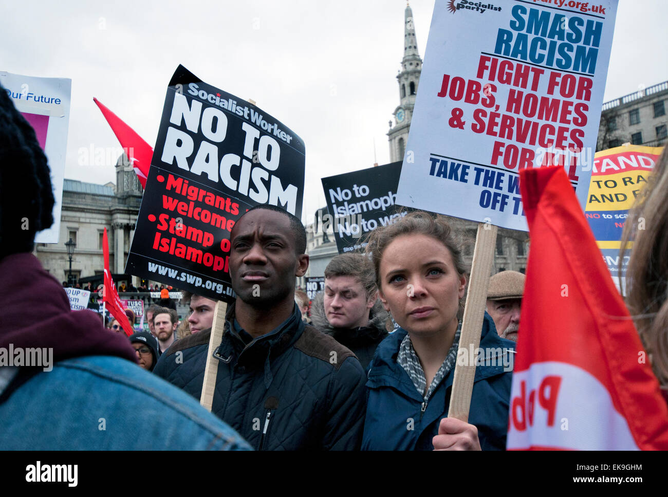 Anti racist street march hi-res stock photography and images - Alamy