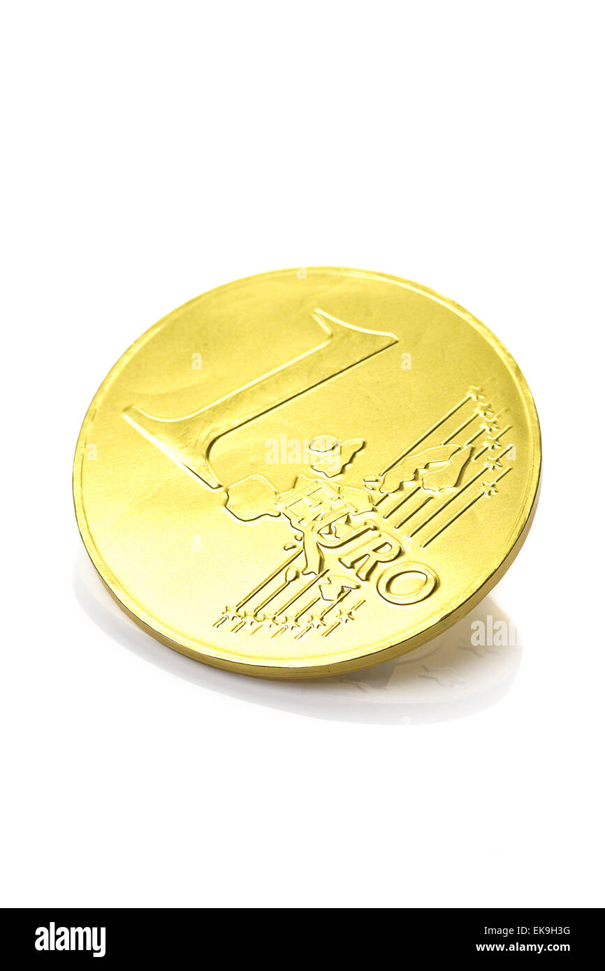 Shiny one euro coin hi-res stock photography and images - Alamy