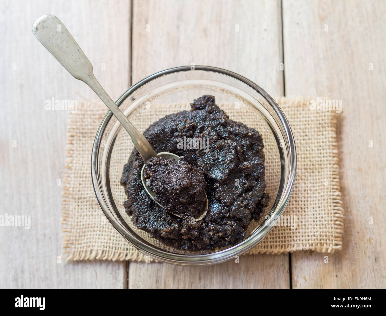 Homemade face and body organic all natural coffee scrub (peeling) with ...