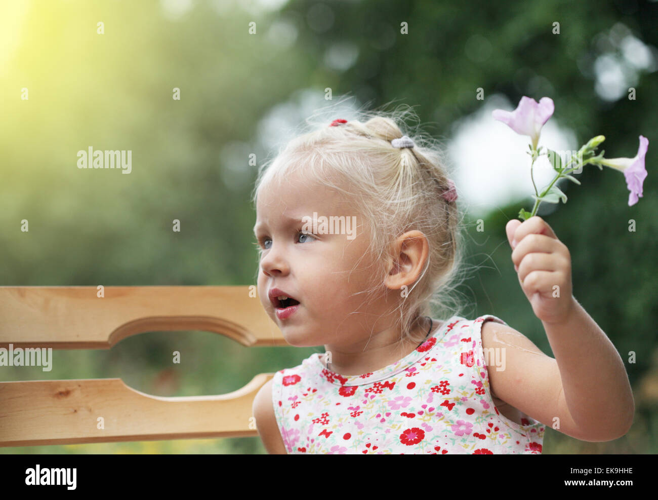 Portrait of a little baby child girl Stock Photo - Alamy