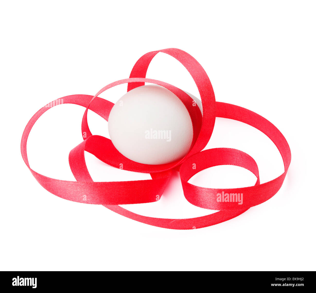 egg with red ribbon Stock Photo - Alamy