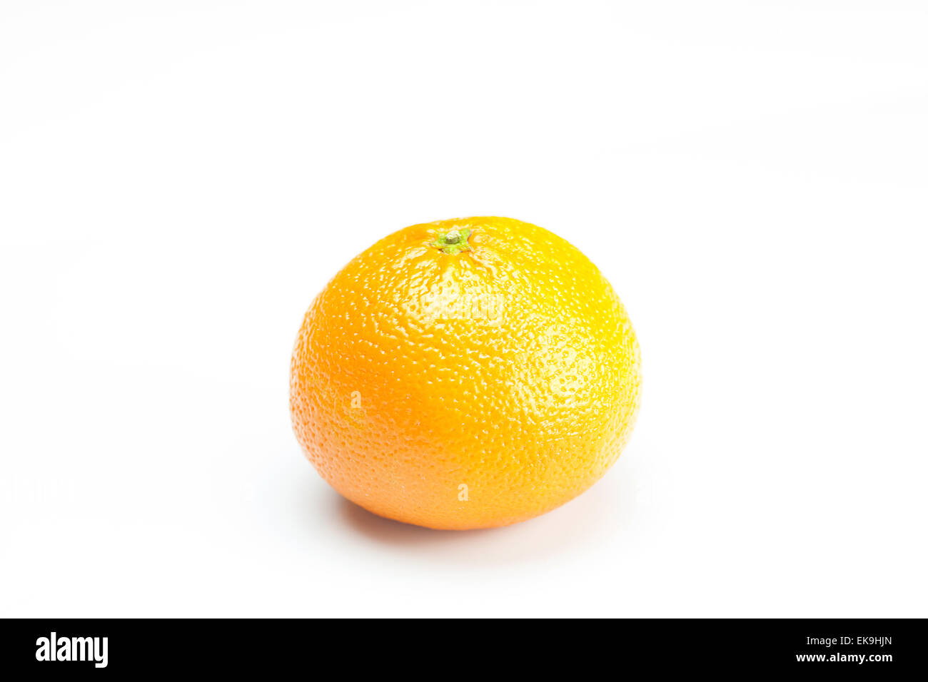 a big orange tangerine isolated on white Stock Photo - Alamy