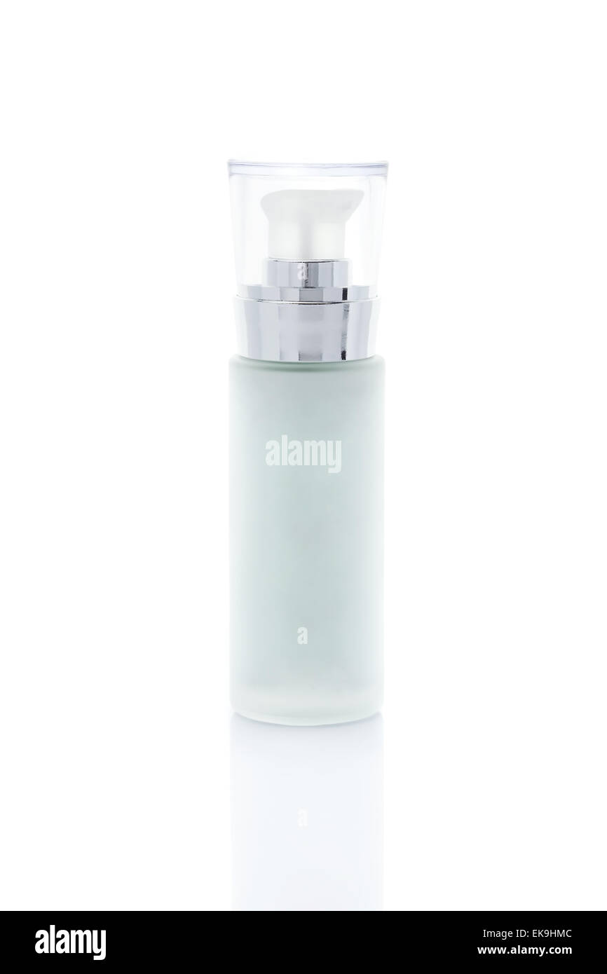 cosmetic containers isolated on white Stock Photo - Alamy