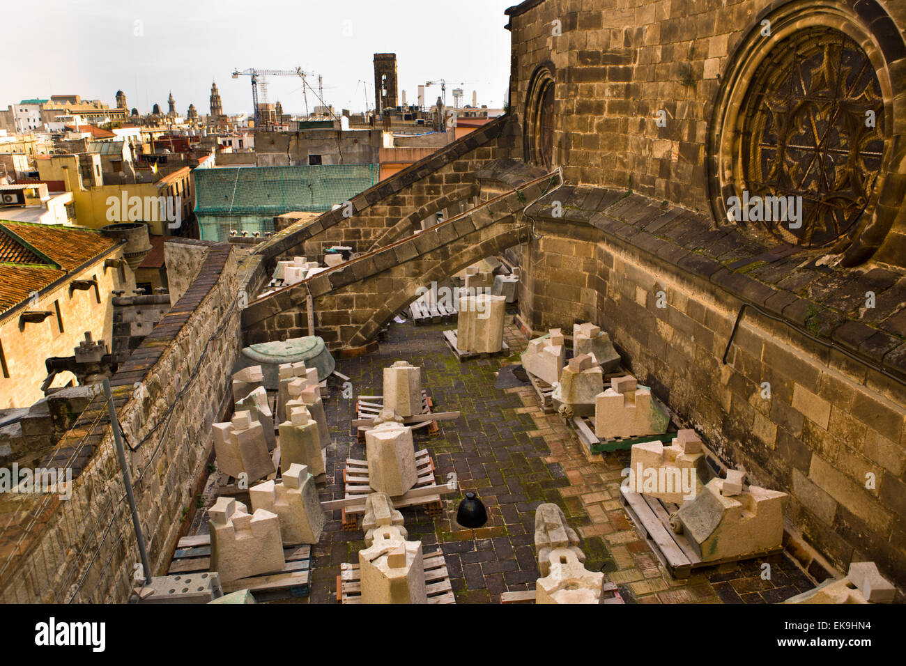 Medieval stone restoration hi-res stock photography and images - Alamy