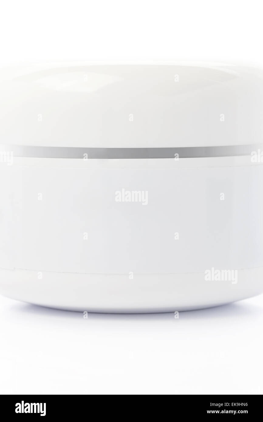 cosmetic containers isolated on white Stock Photo - Alamy