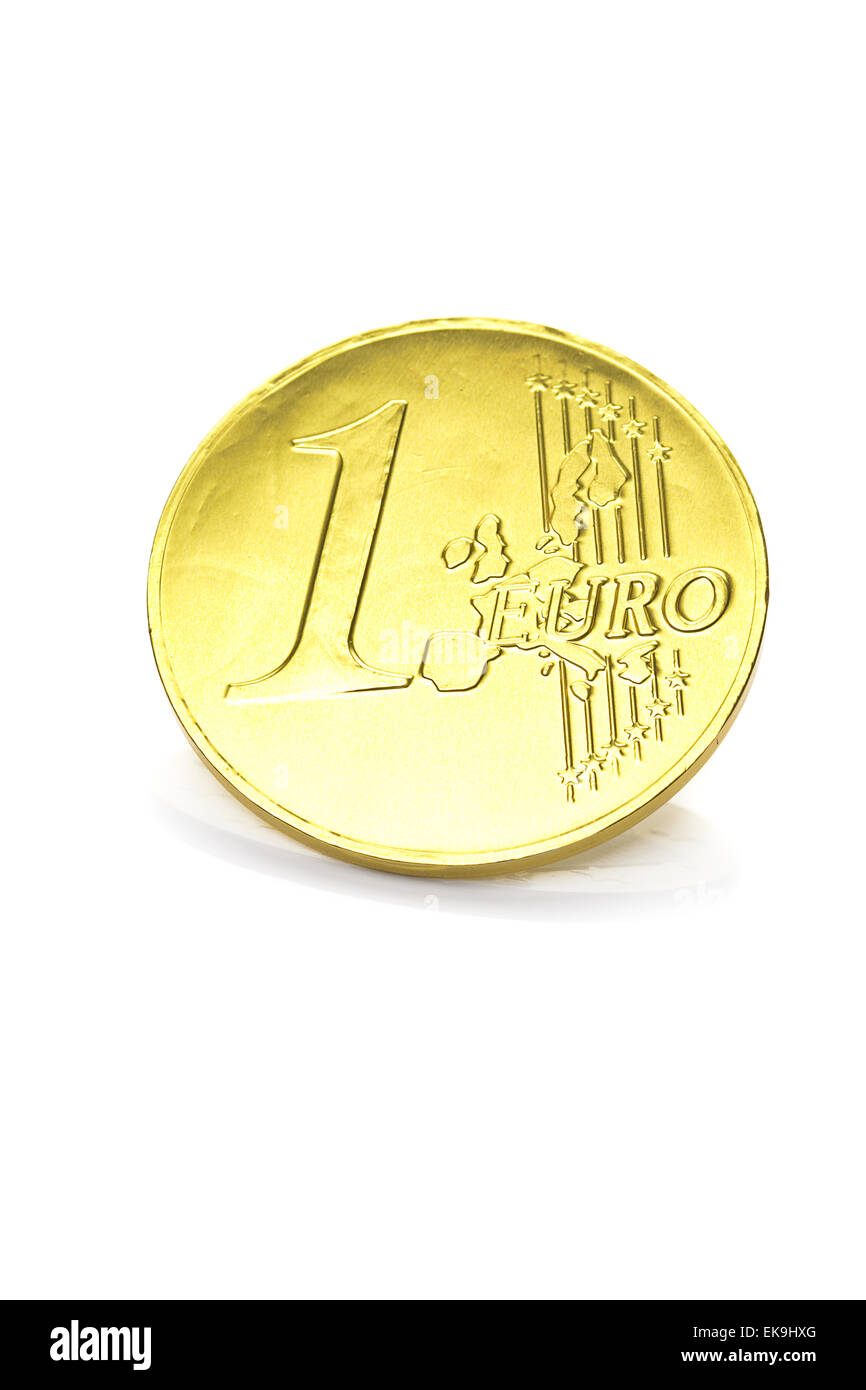 Shiny one euro coin hi-res stock photography and images - Alamy