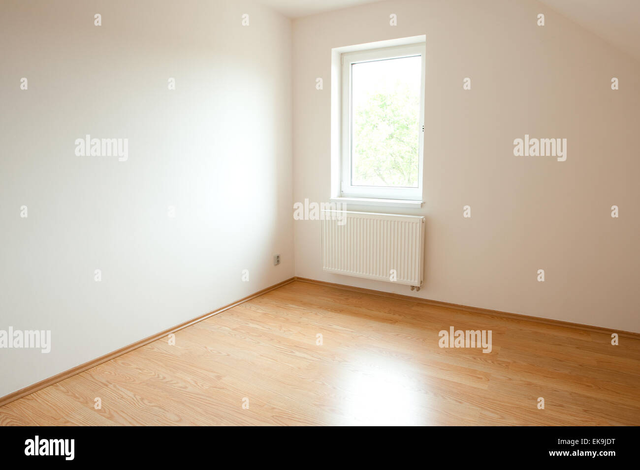 clean white room interior of a country cottage Stock Photo - Alamy