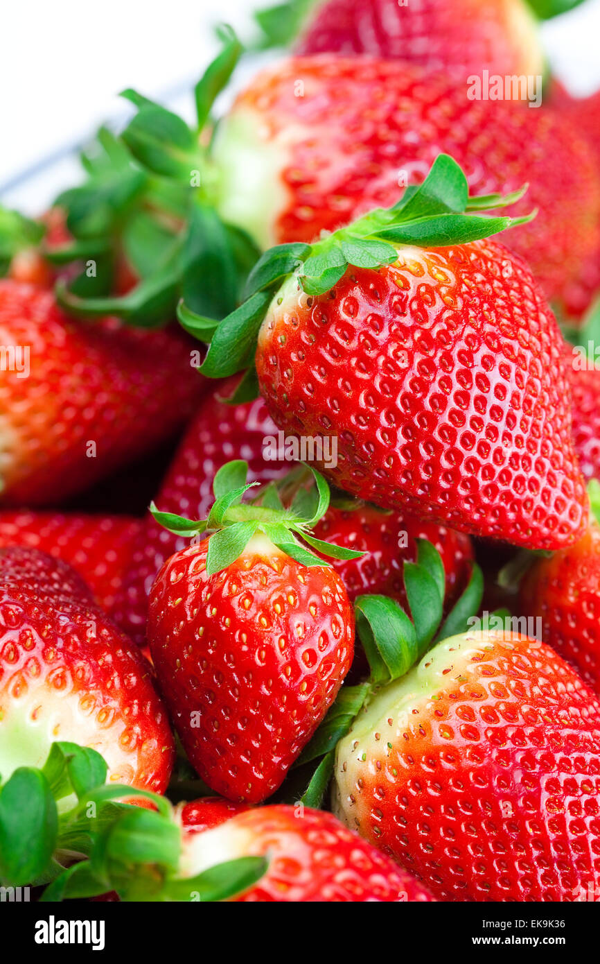 background of red big juicy ripe strawberries Stock Photo - Alamy