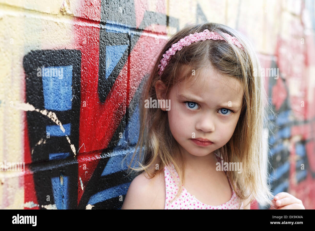Little Urban Child Stock Photo - Alamy