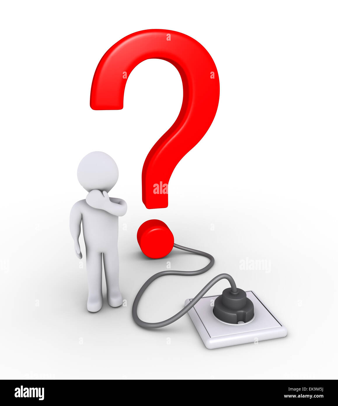 3d question mark hi-res stock photography and images - Alamy