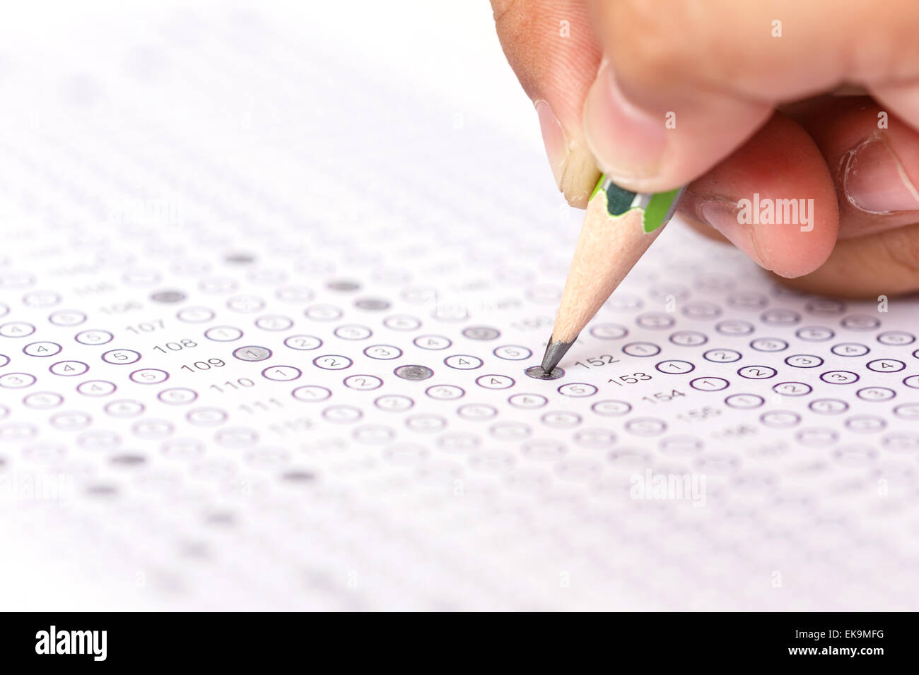 Answer sheet hi-res stock photography and images - Alamy