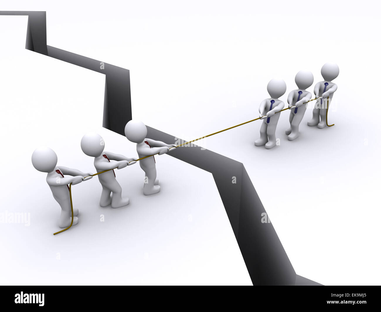 Pulling tie fight hi-res stock photography and images - Alamy