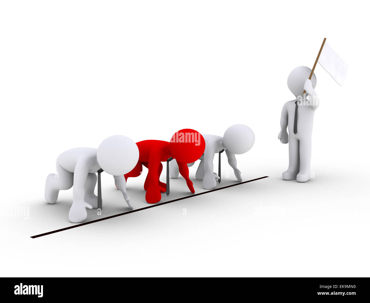 Workers prepare Cut Out Stock Images & Pictures - Alamy