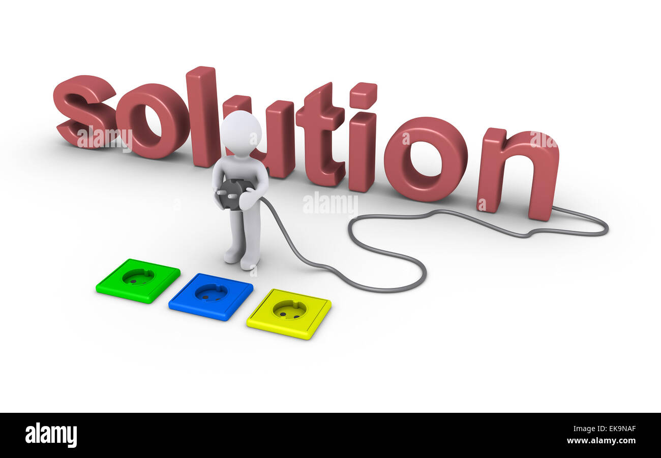 Choose solution Cut Out Stock Images & Pictures - Alamy