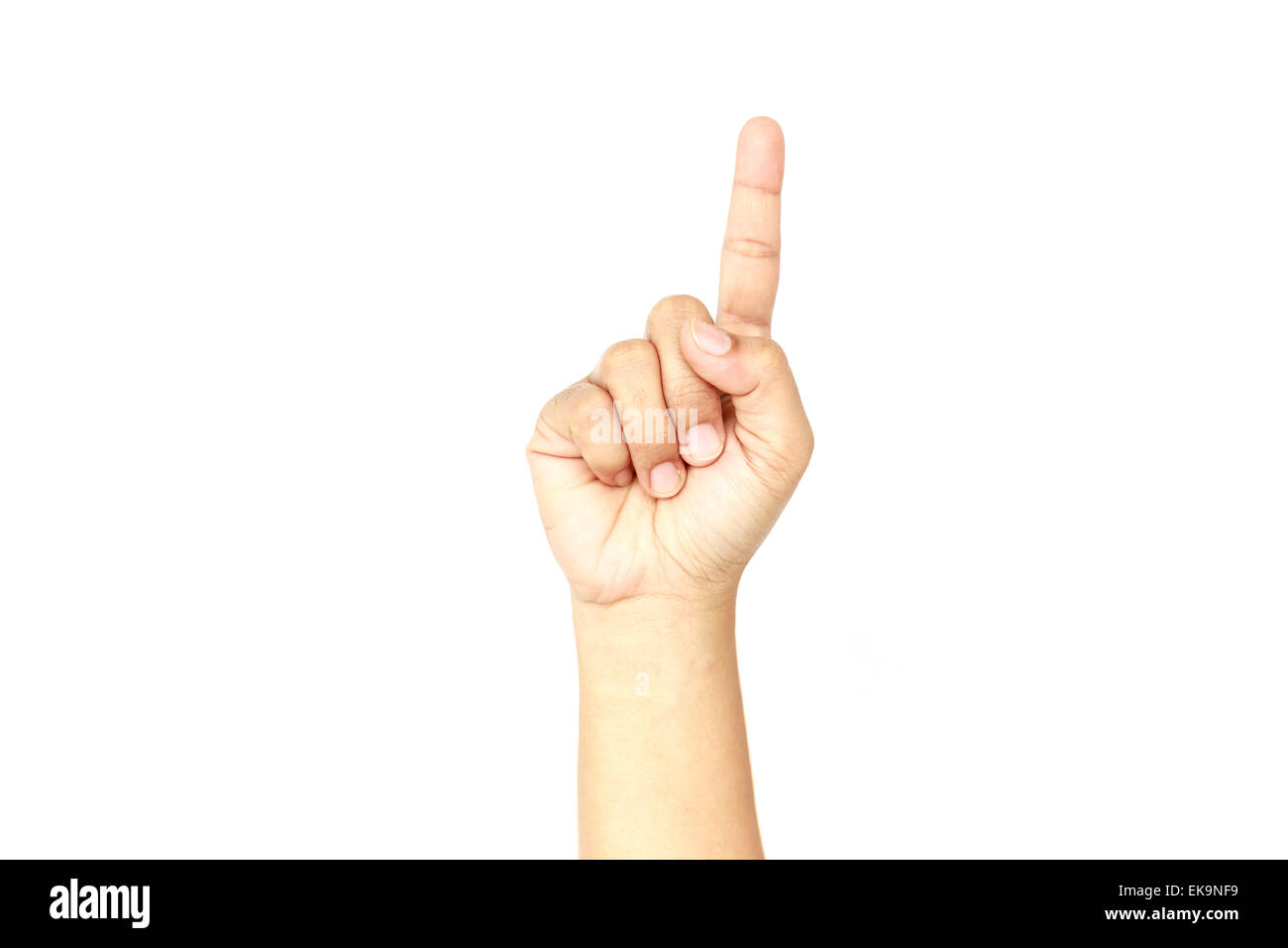 Hand isolated on white background Stock Photo - Alamy