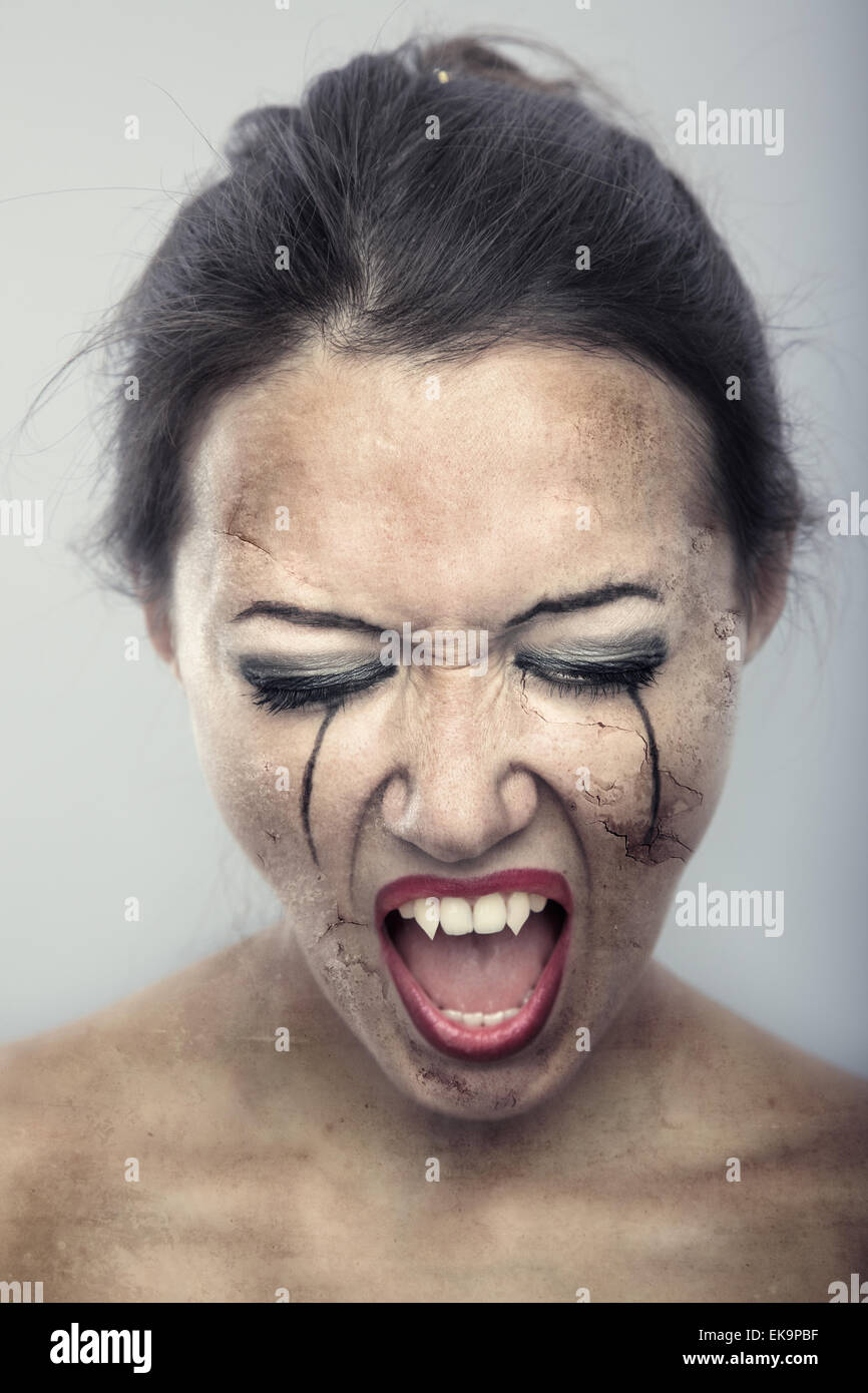 Mutation of vampire Stock Photo - Alamy