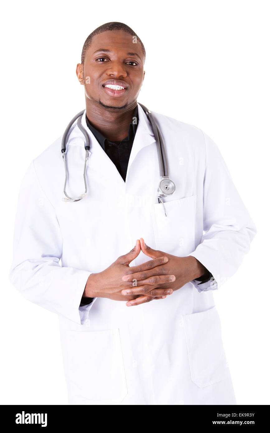 Handsome african american medical doctor Stock Photo - Alamy