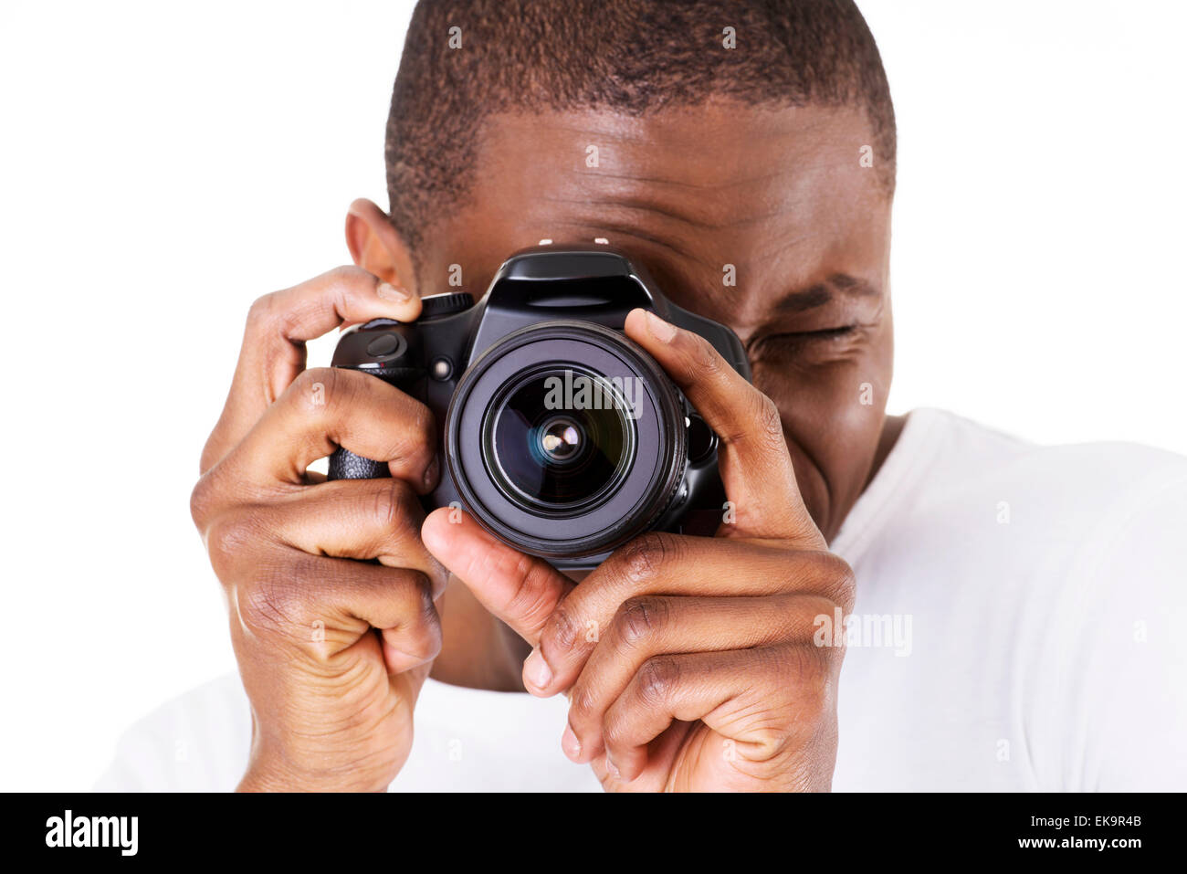 Photographer at work Stock Photo - Alamy