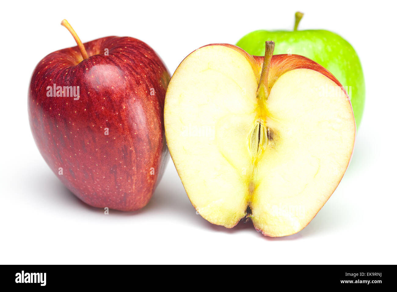 beautiful mellow juicy apple isolated on white Stock Photo - Alamy