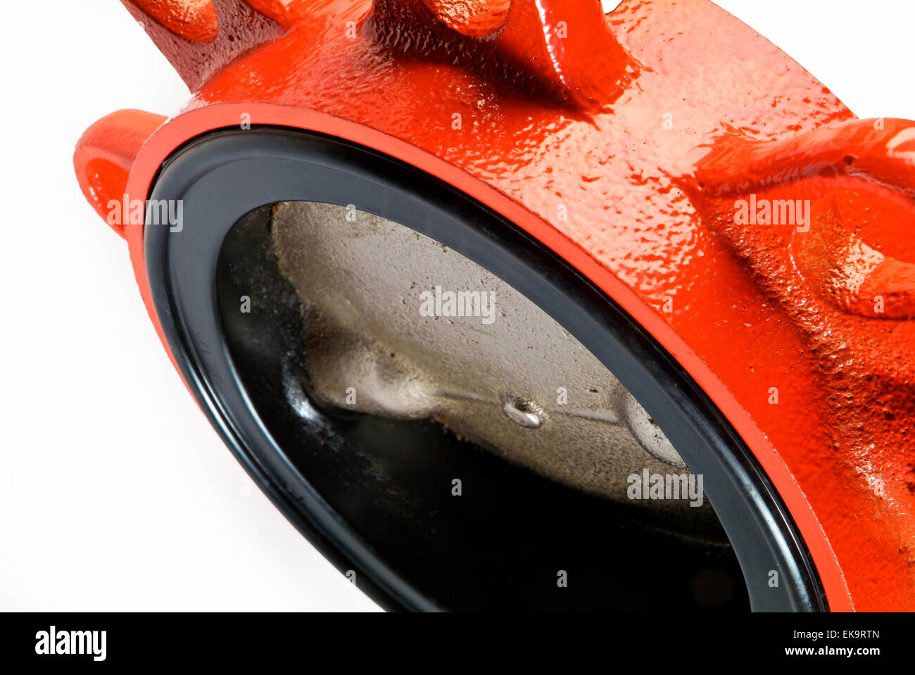 detail lever control opening industrial water pipes Stock Photo - Alamy