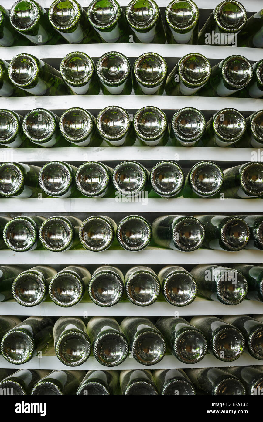 Stack of glass bottle Stock Photo - Alamy