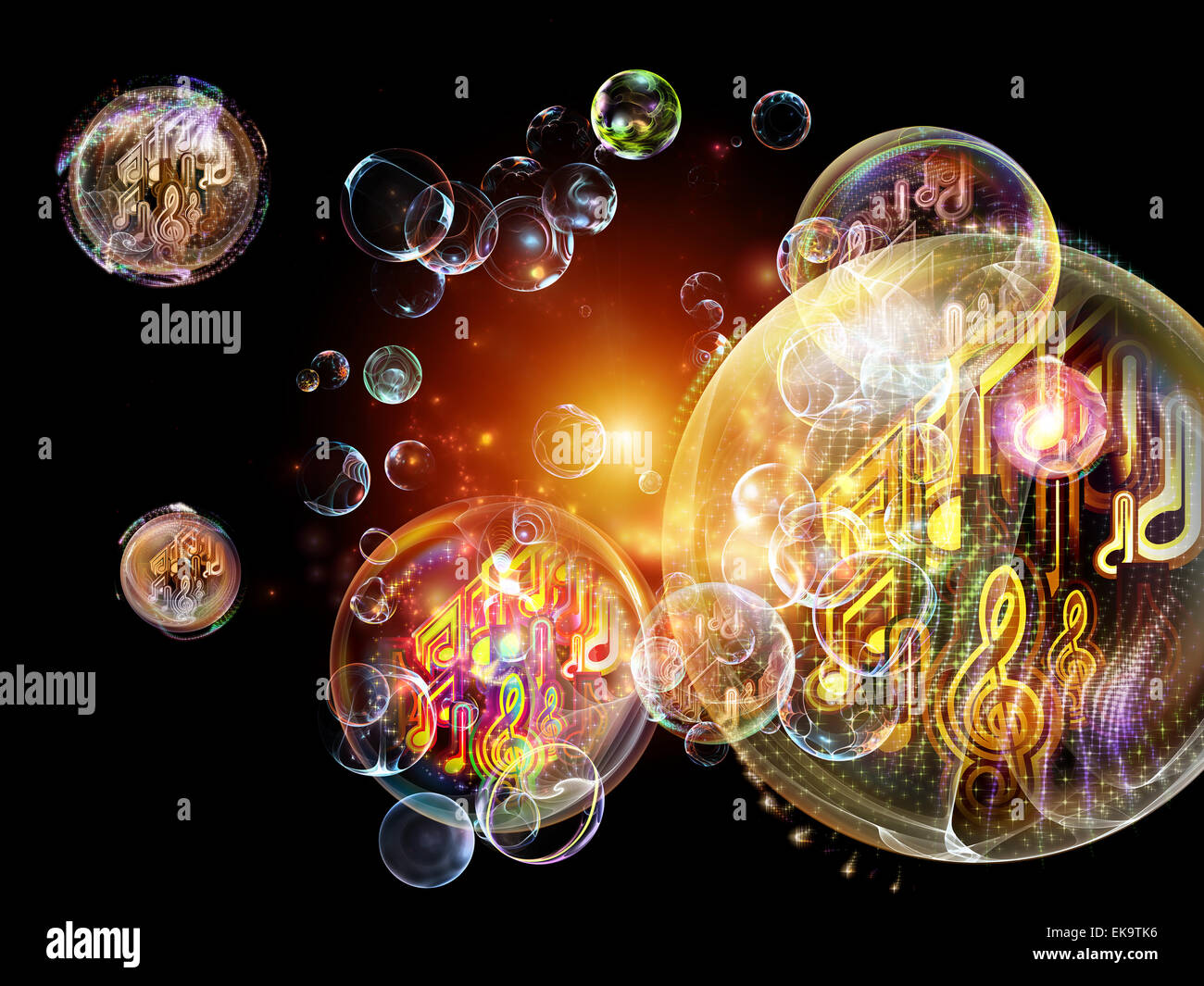 Spheres of Music Stock Photo - Alamy