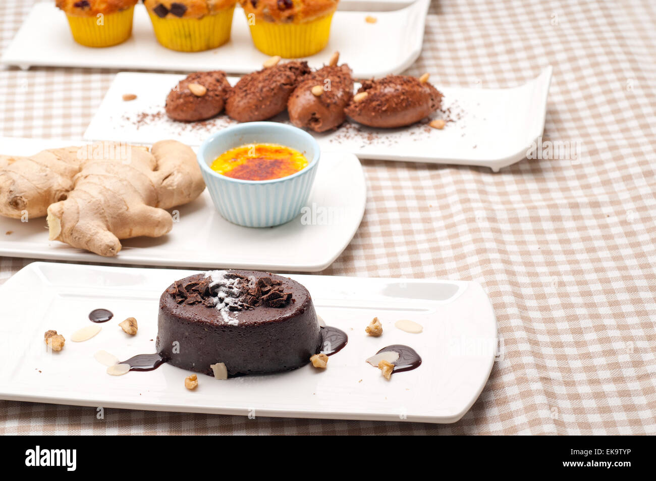 group of various dessert cake Stock Photo - Alamy