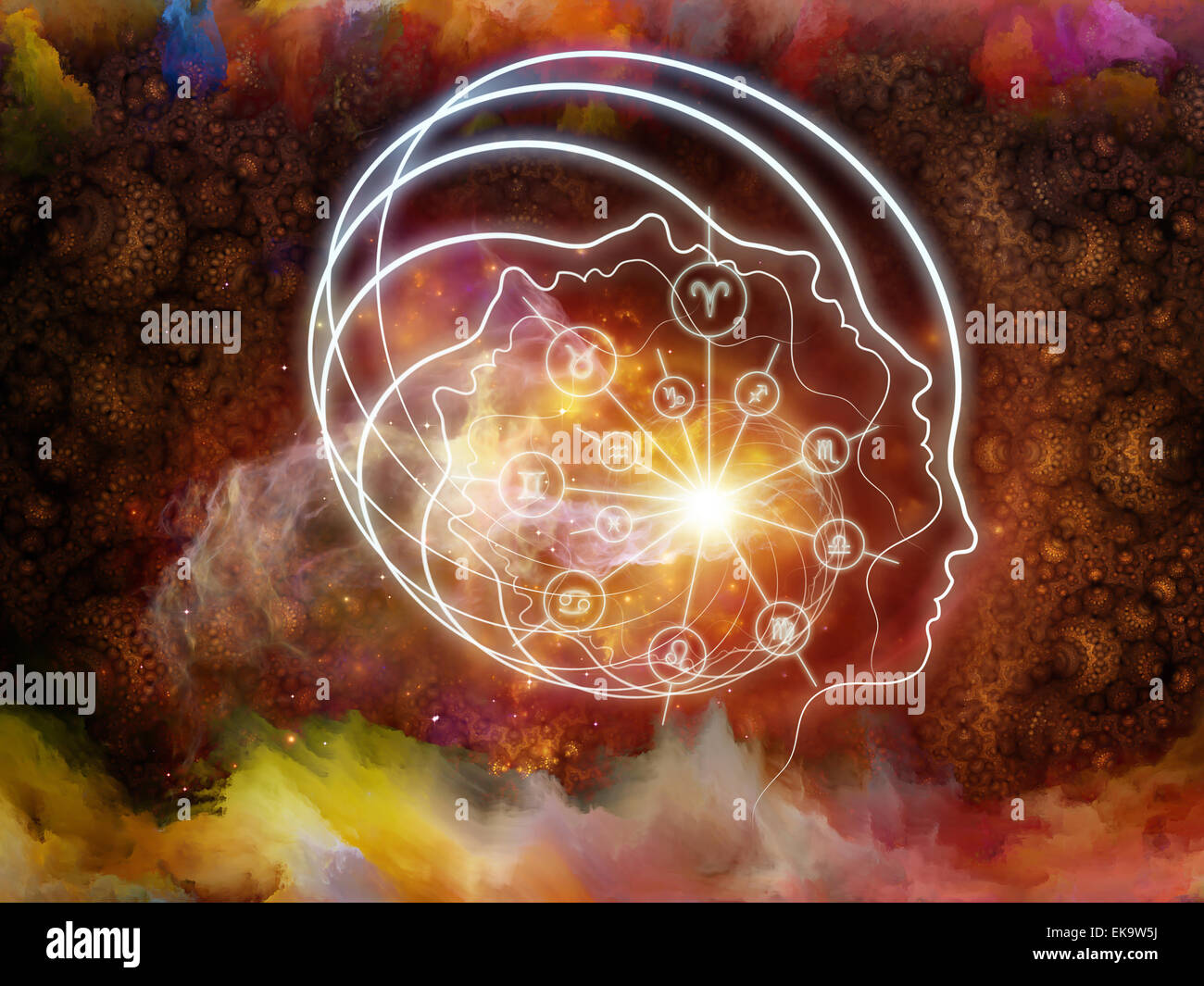 Astral Paradigms of Consciousness Stock Photo - Alamy