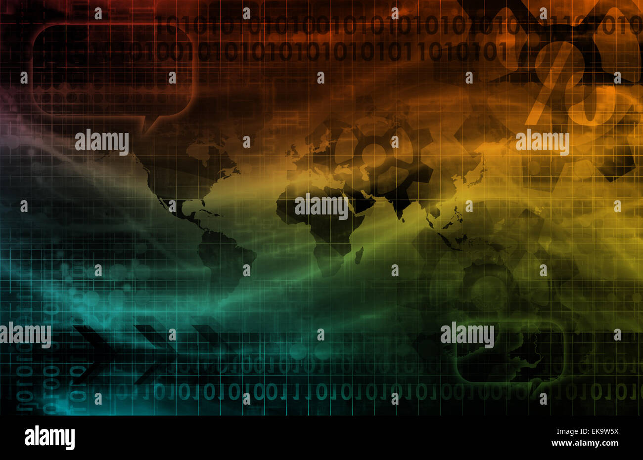 Technology Visual Concept Stock Photo - Alamy