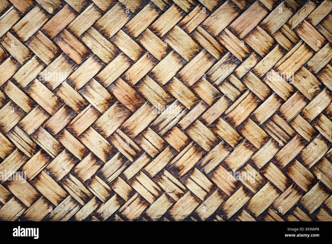 Bamboo weave texture background Stock Photo - Alamy
